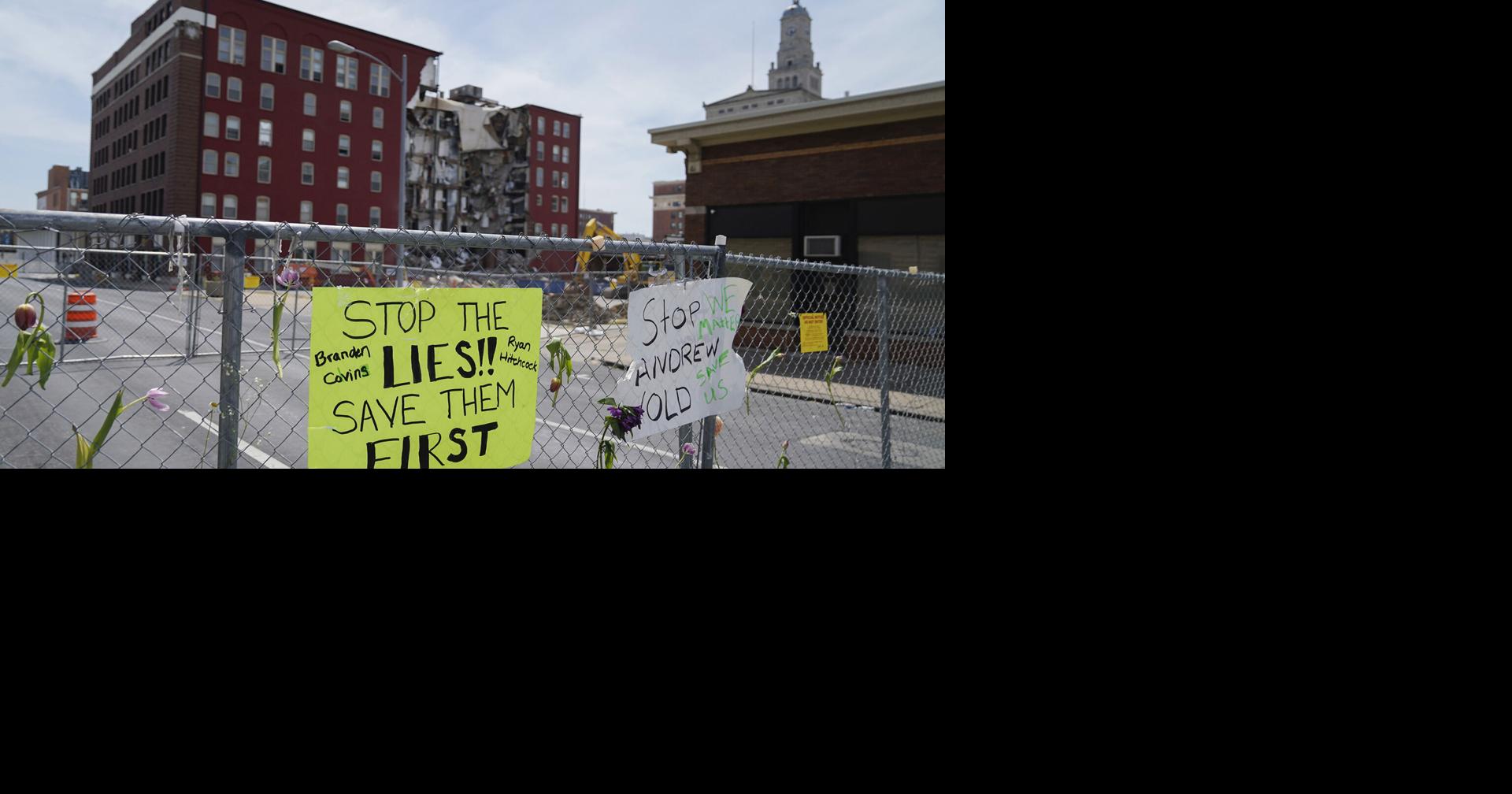 Some residents of collapsed Iowa building remain missing