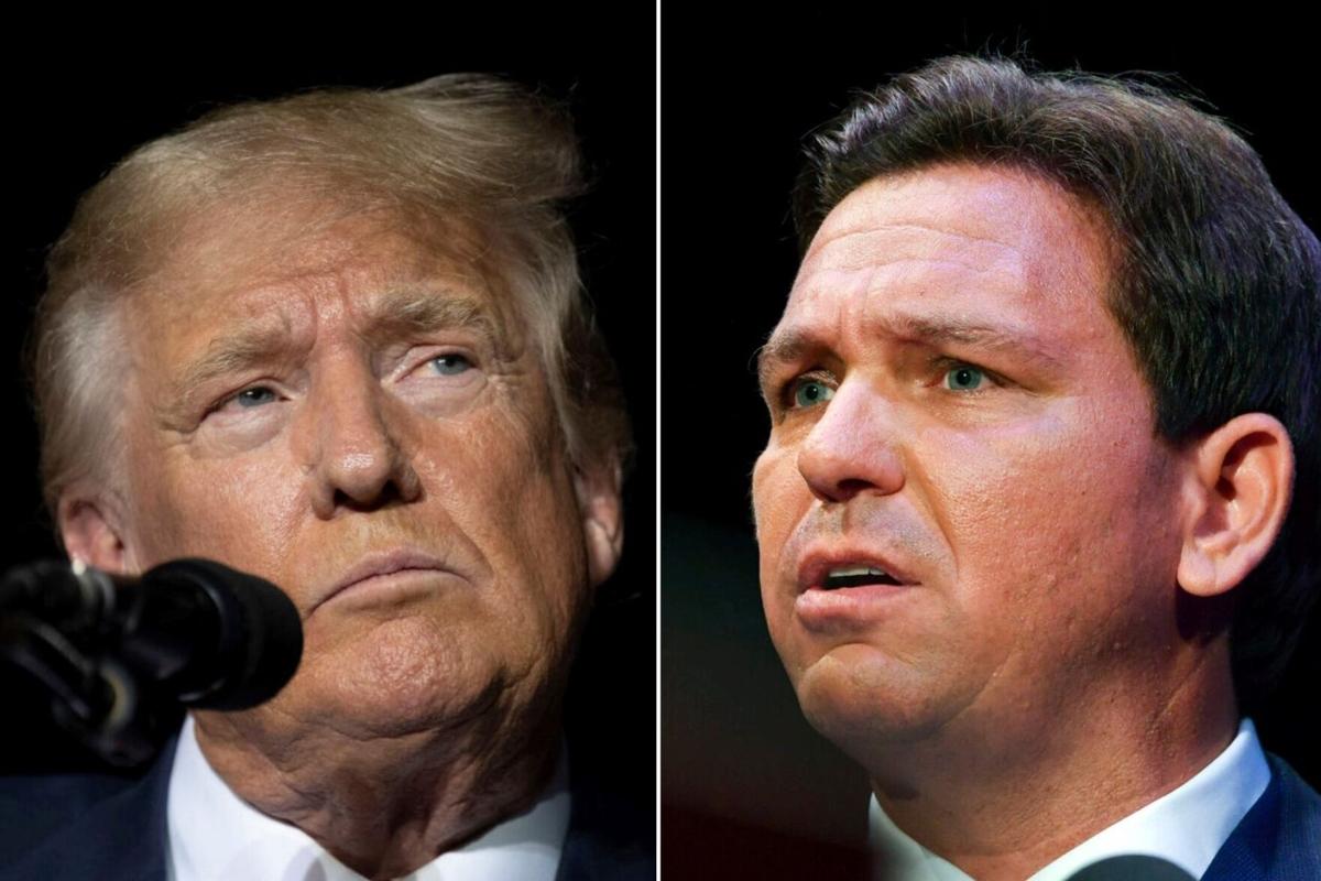 Trump trails DeSantis by double digits in GOP primary poll, would lose ...