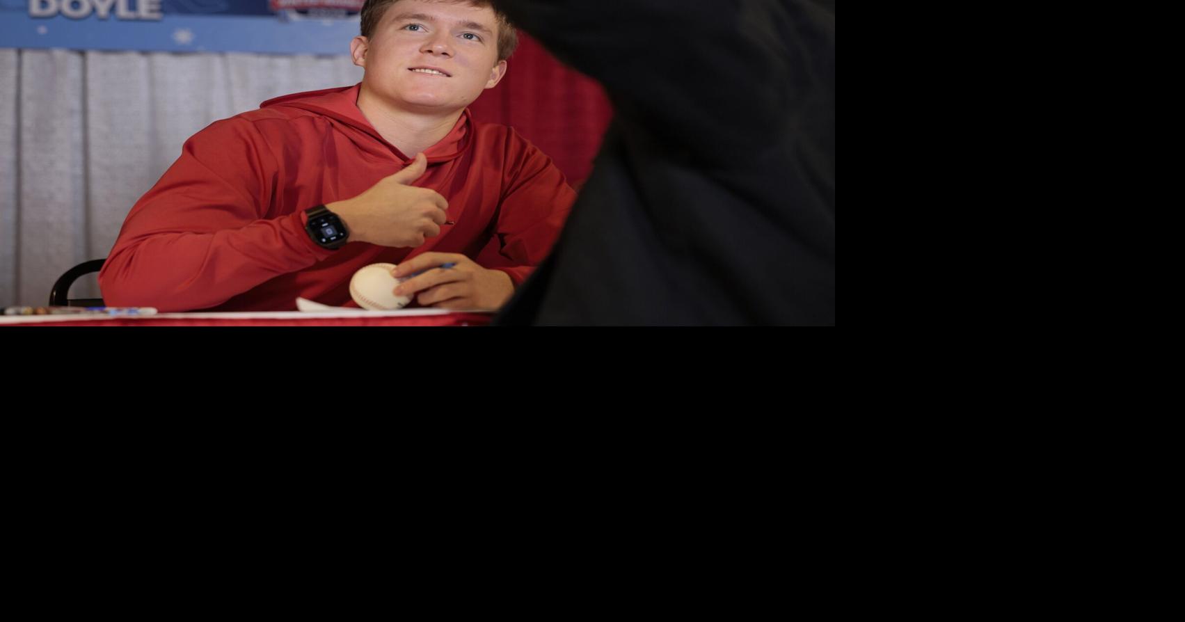 Cardinals prospect Liam Doyle on intensity, awe of Scherzer