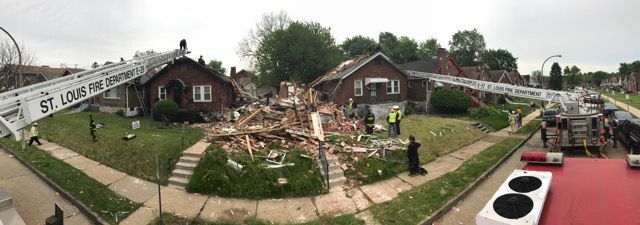 Explosion at vacant home rocks north St. Louis neighborhood