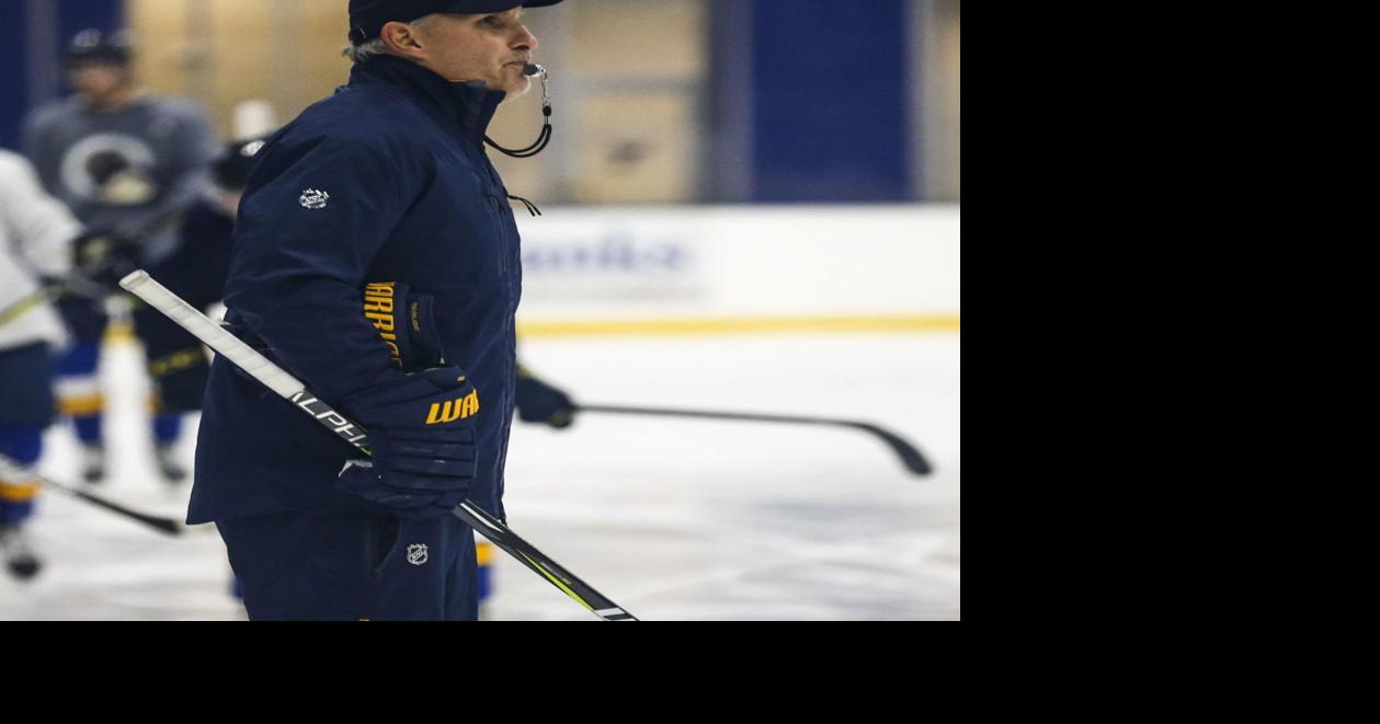 Berube does some barking at practice