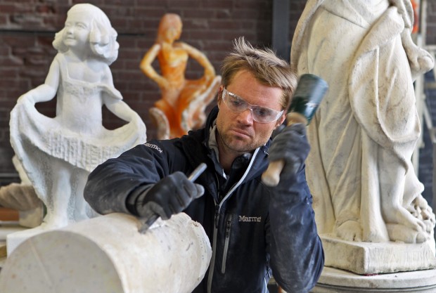 Man's art studio is becoming a haven for healing