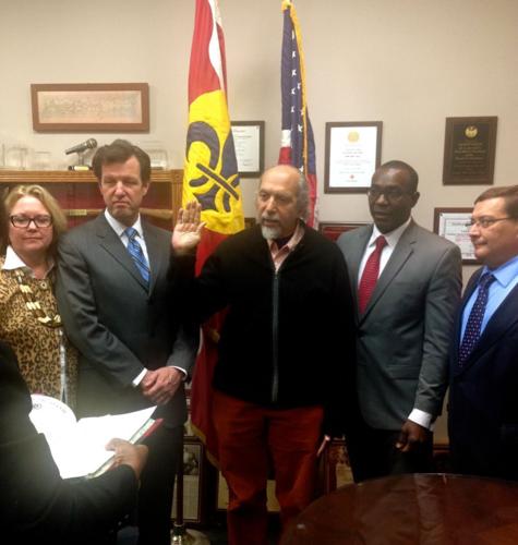 Michael Castro takes poet laureate 'oath'