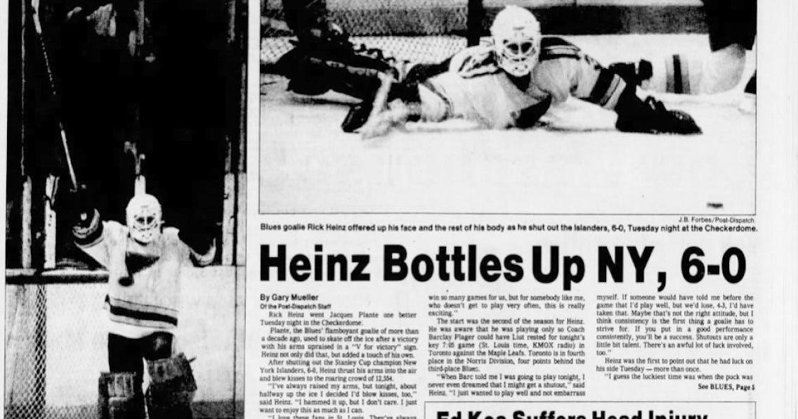 Where are they now: Catching up with former Blues goalie Rick Heinz