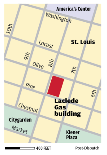 Apartments planned for part of Laclede Gas building