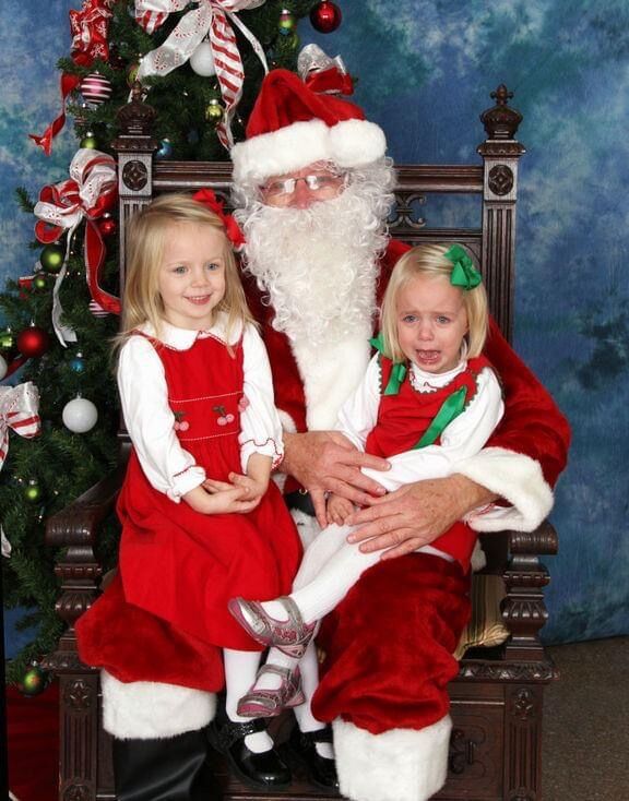 See our favorite photos from our annual Who's Afraid of Santa photo contest