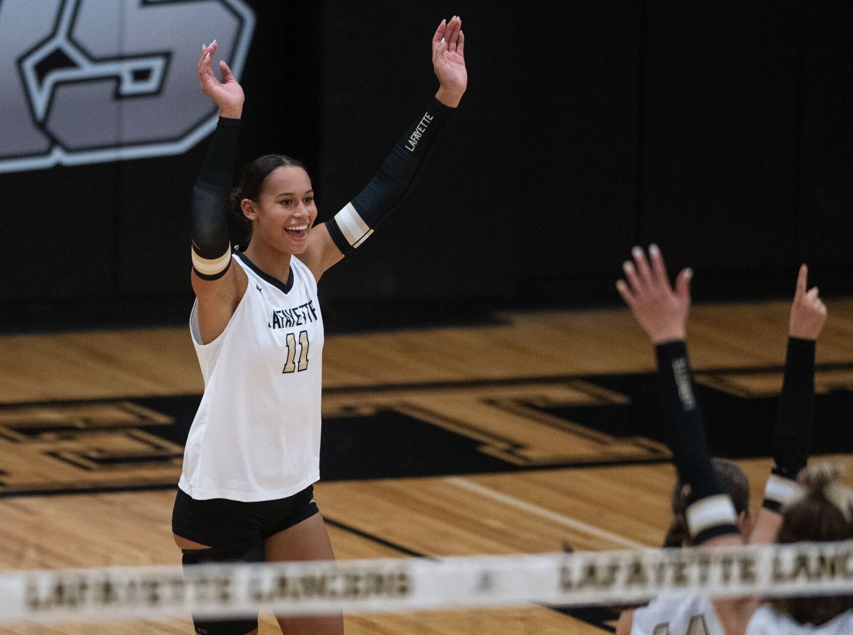 'It's 100% the whole game.' Shaye Witherspoon leads Lafayette to sweep ...