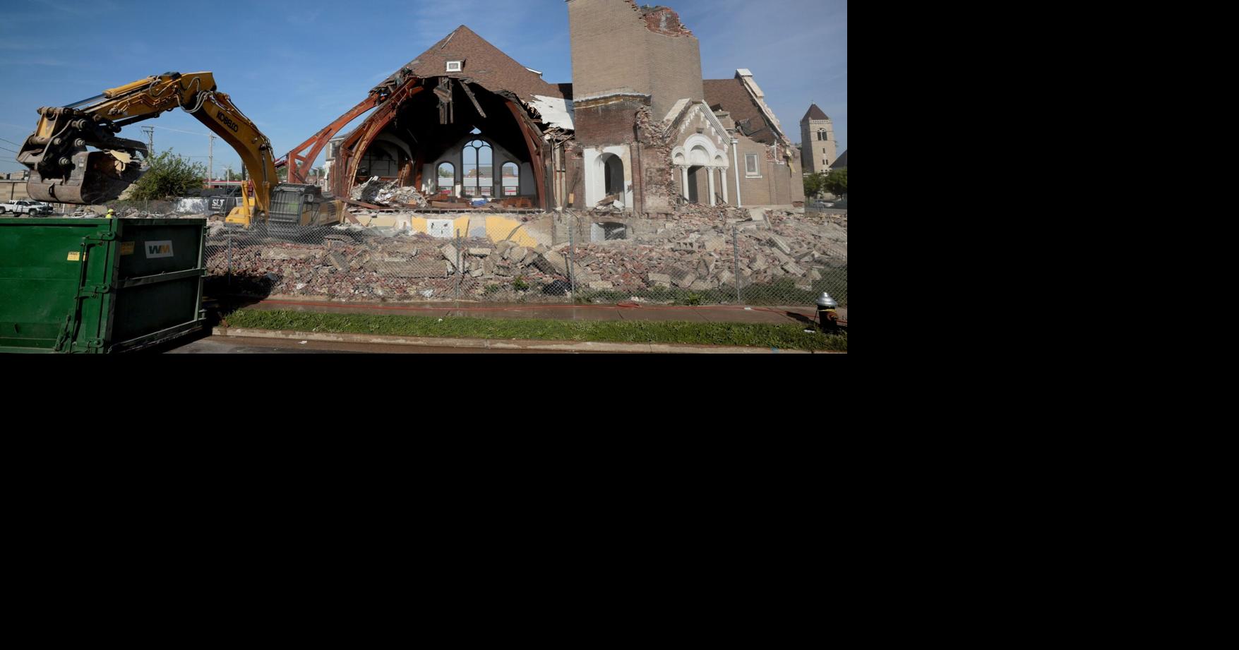 St. Louis church hit by May tornado gets torn down. 'I just had to come'