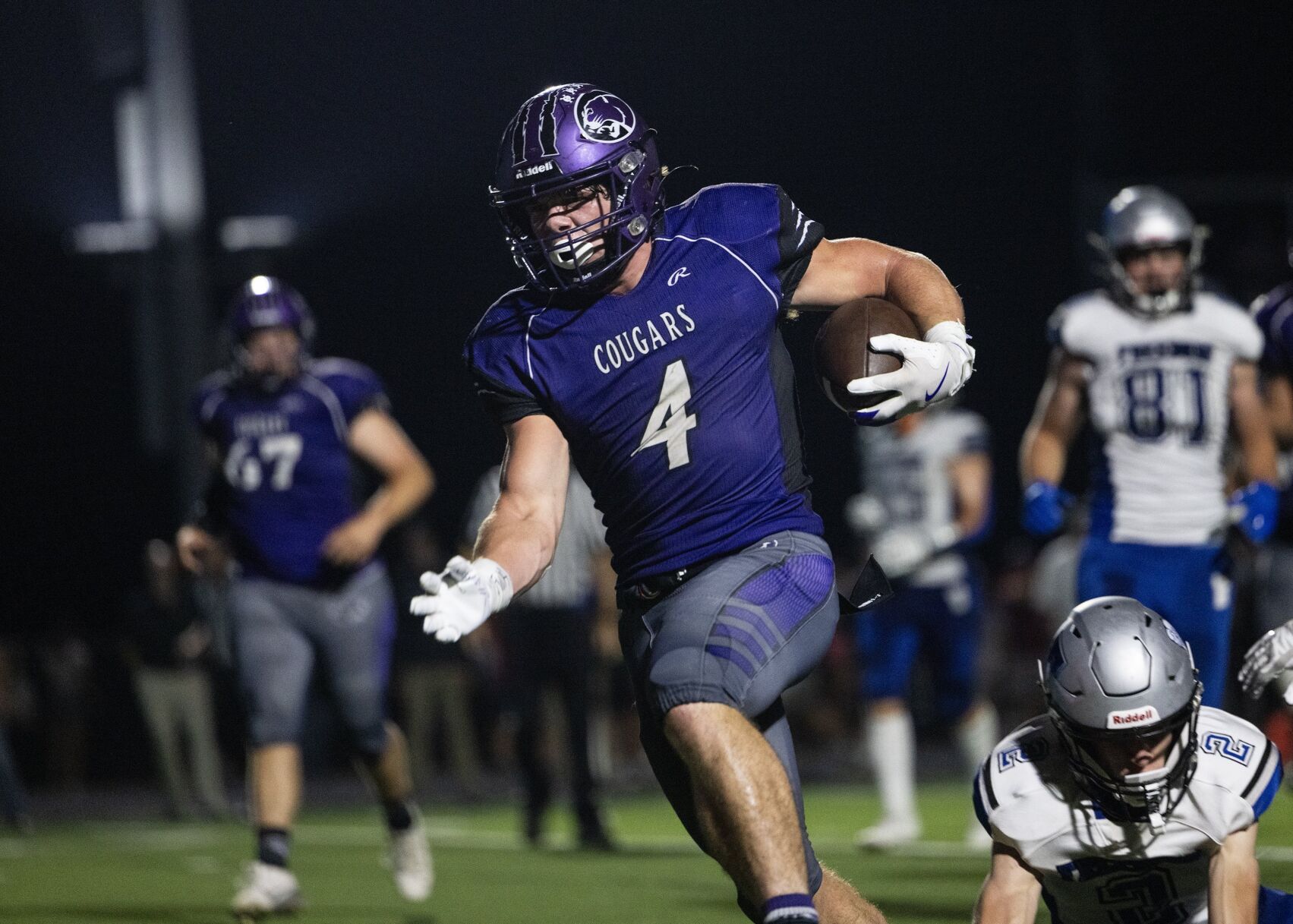 Cole Davis lowers the boom as Breese Central hands Freeburg first loss