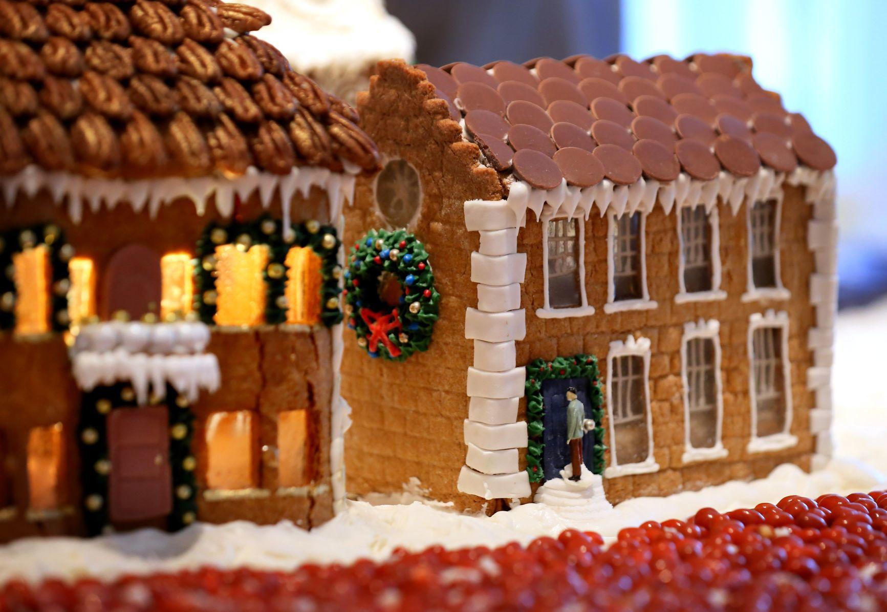 It takes a village to build these holiday gingerbread displays | Hot ...