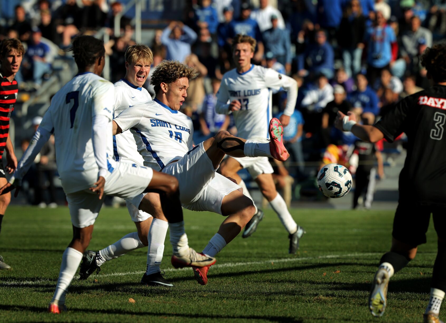 SLU wins Atlantic 10 men's soccer title on penalty kicks
