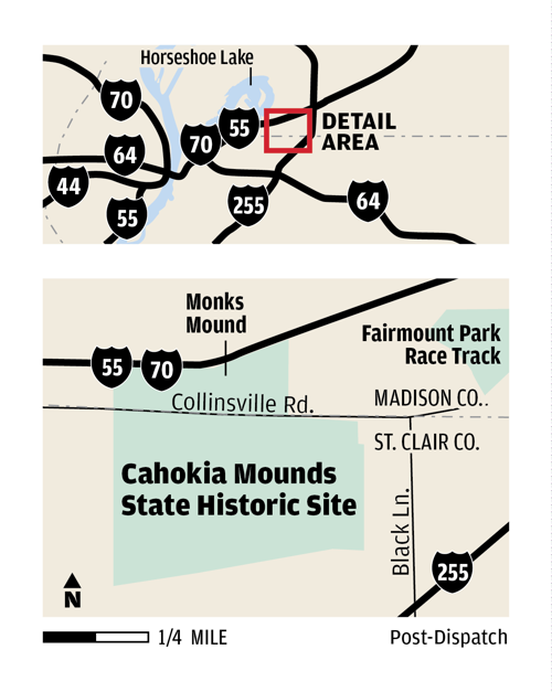 Map: Cahokia Mounds State Historic Site | Illinois | stltoday.com