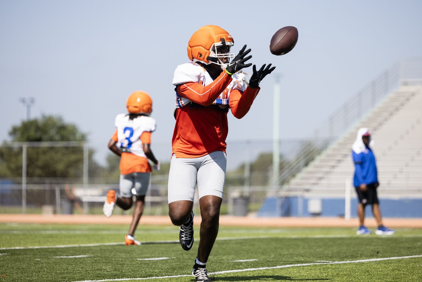 East St. Louis football practice