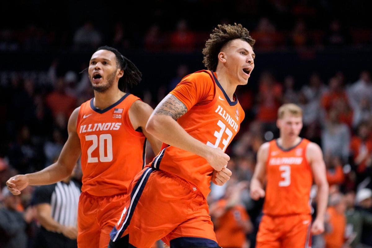 Marcus Domask helps No. 10 Illinois edge Michigan State