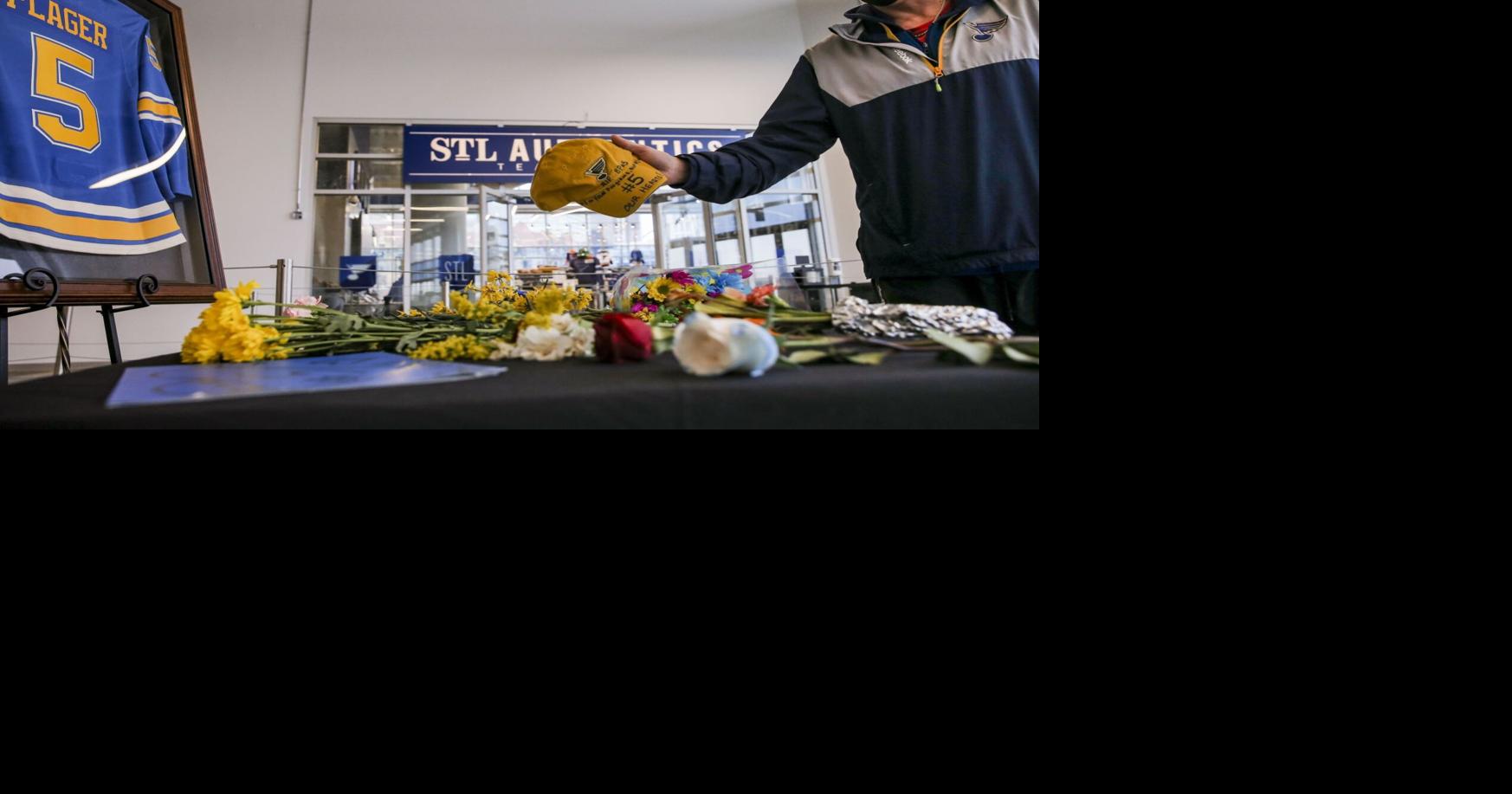 Plager's death hits Perron, Blues hard