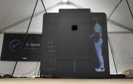 High-tech pitching machine mimics every pitcher