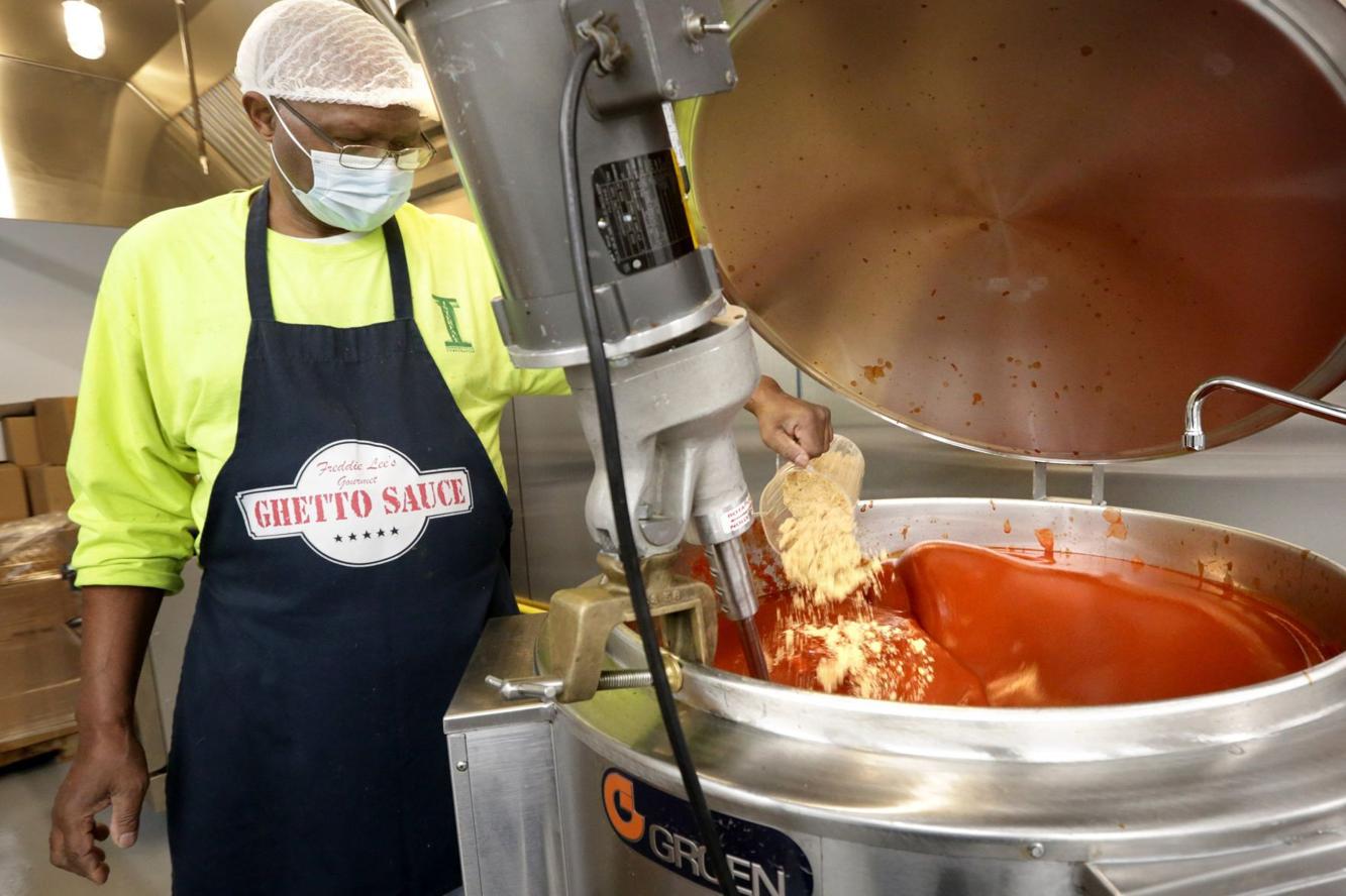 Photos: Freddie Lee, creator of local Ghetto Sauce, makes a batch of ...
