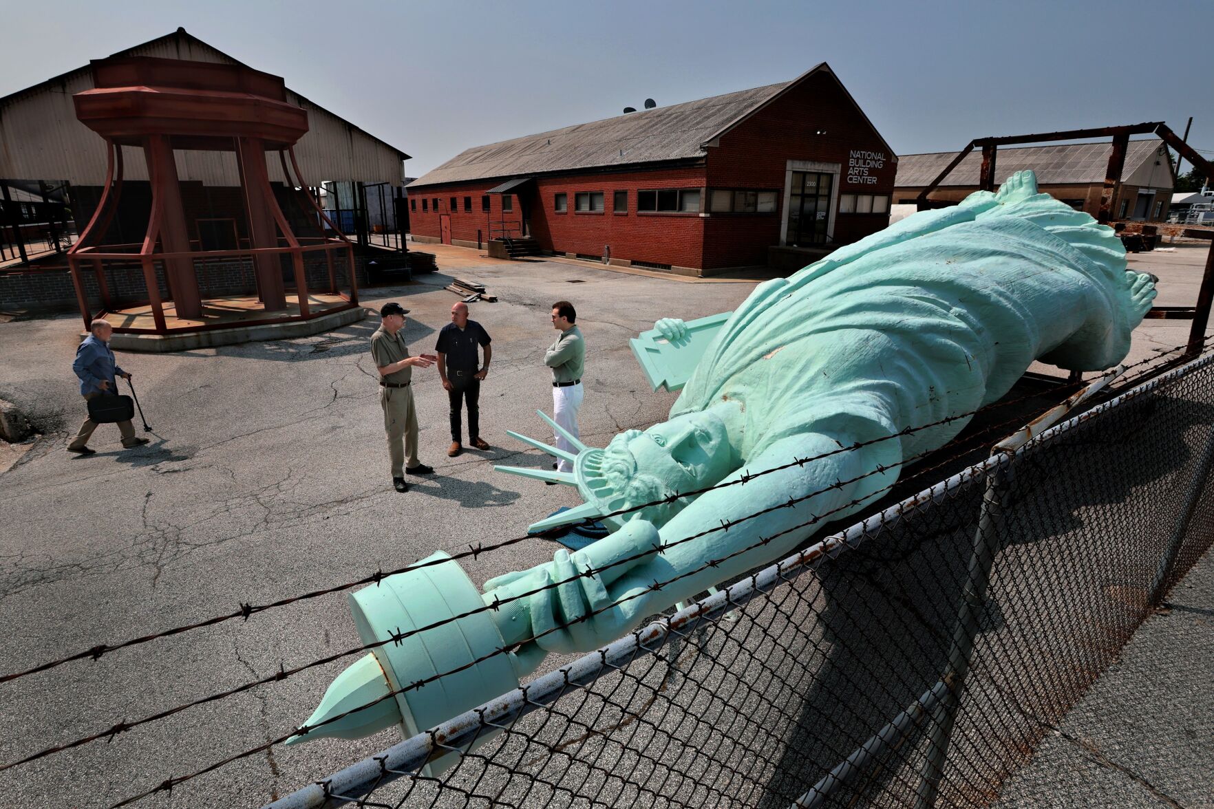 The Statue of Liberty has arrived in Sauget. Sort of.