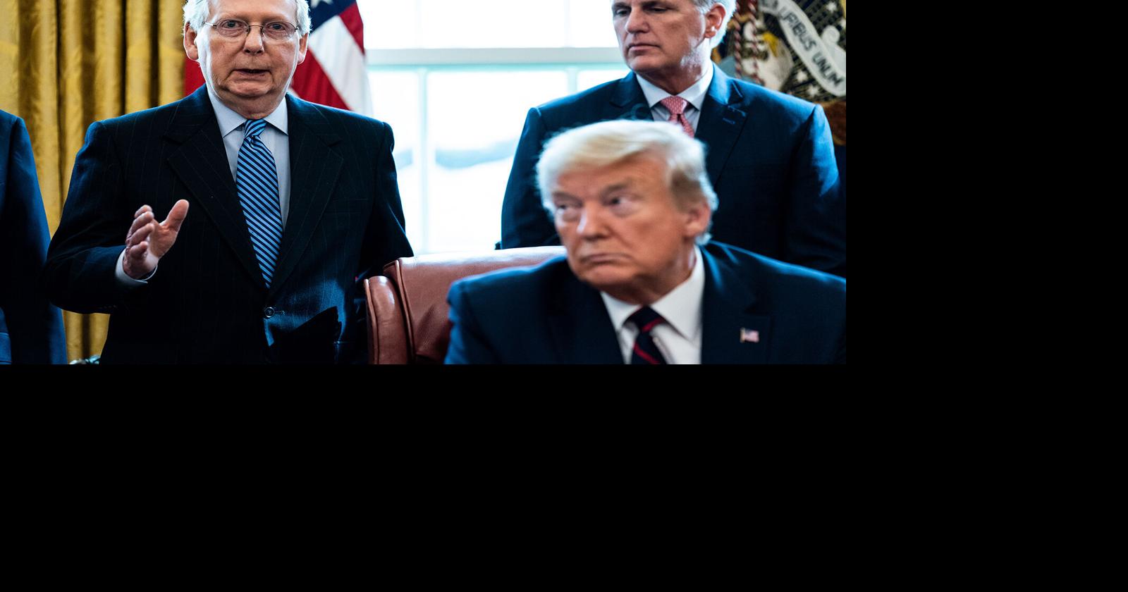 Martin Schram: McConnell slammed Trump, then drove his getaway bandwagon