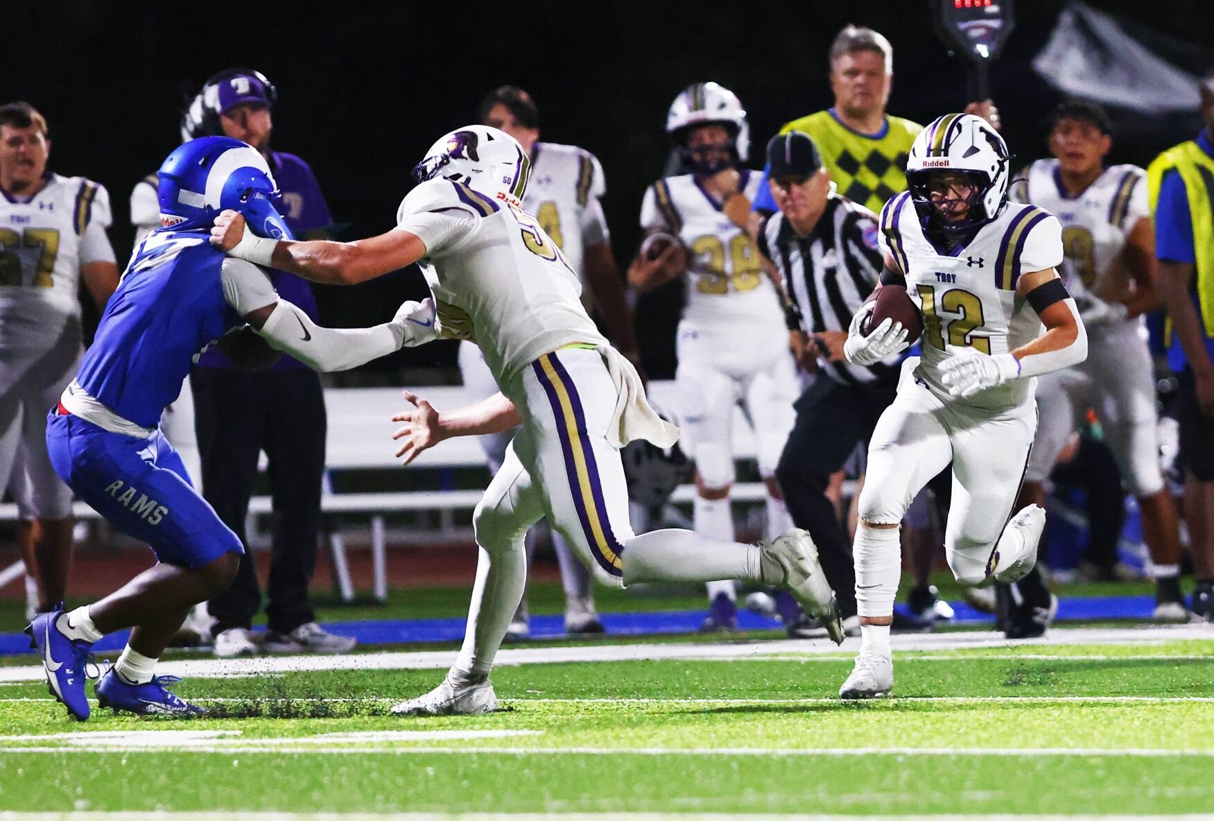 Hunter Humphrey overcomes cramping issues to help guide Troy over Ladue ...