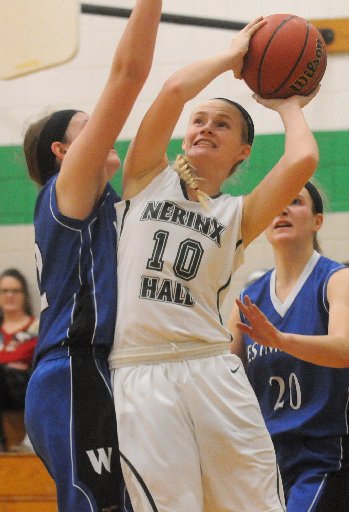 Host Nerinx Hall overwhelms Westminster in tourney title game