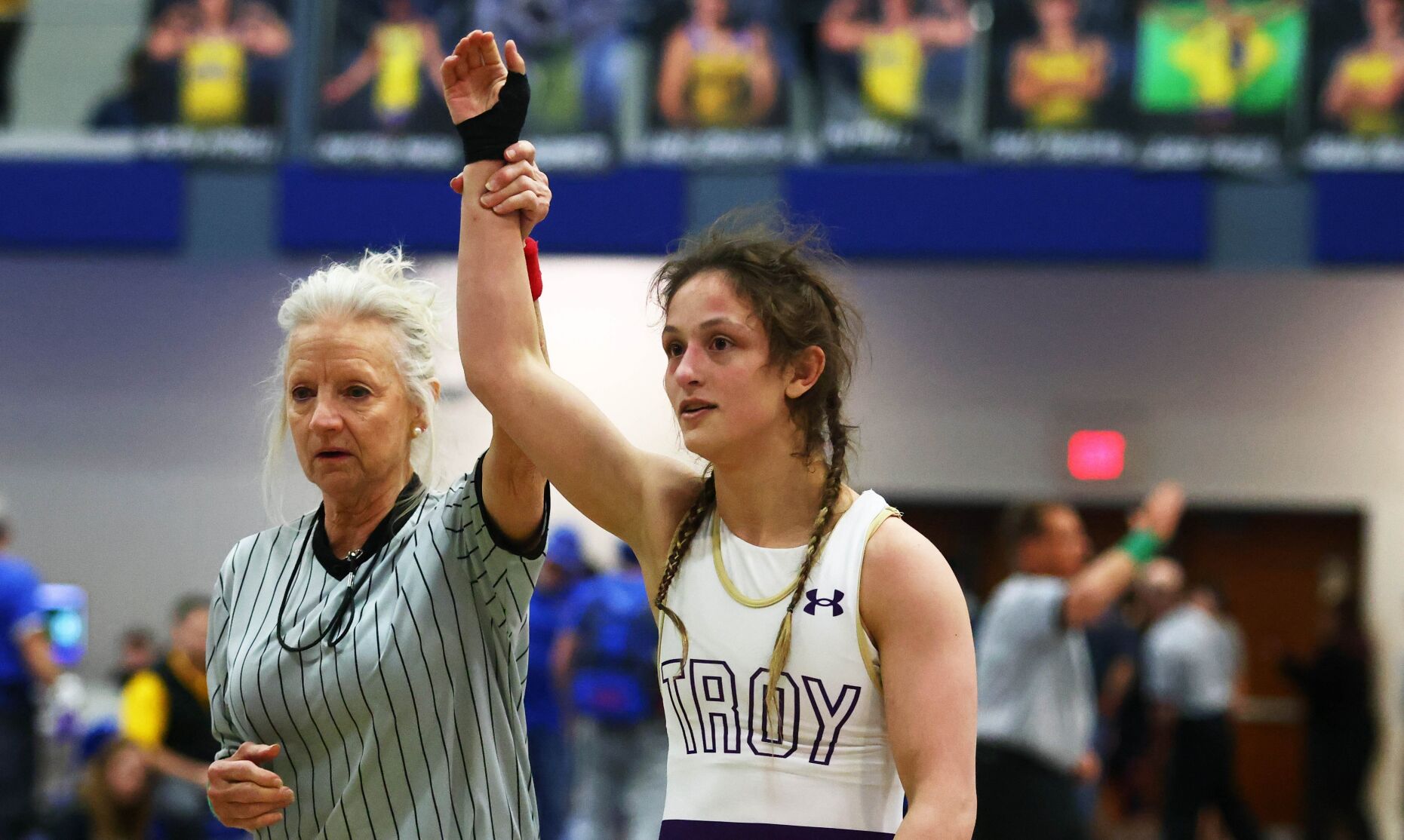 Troy's Zoey Haney wins 4th GAC girls wrestling title; Howell Central ...