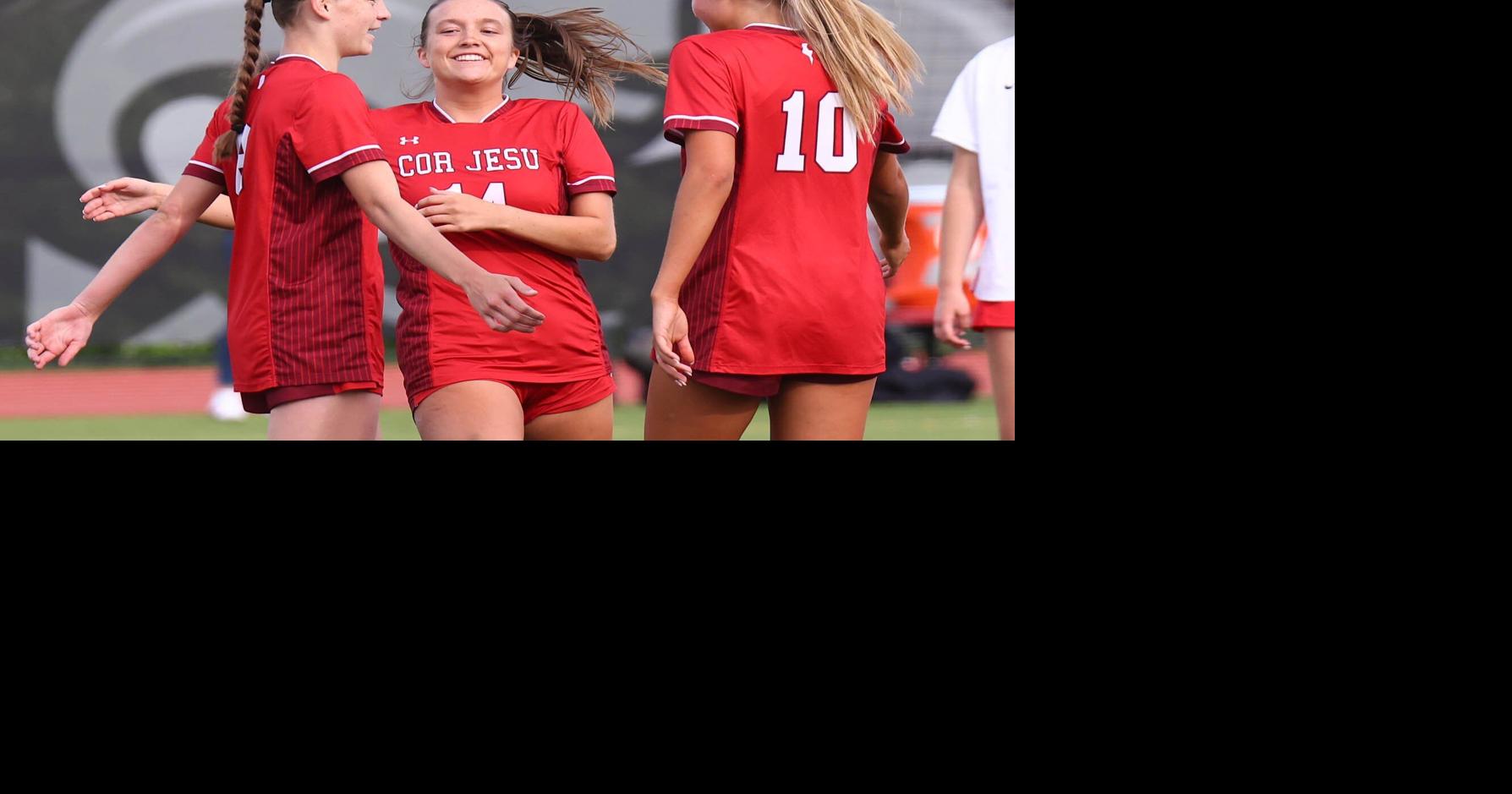 Maddie DiMaria scores 3 goals as Cor Jesu tops Liberty for first ...