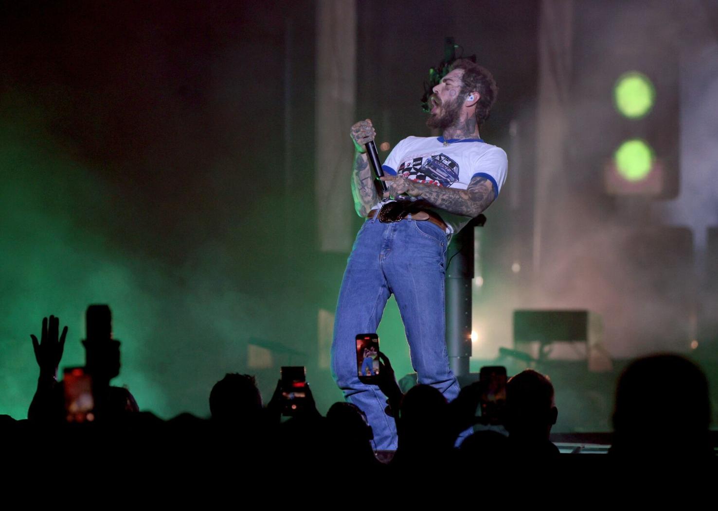 Photos: Post Malone wows Busch Stadium crowd along with Jelly Roll and ...