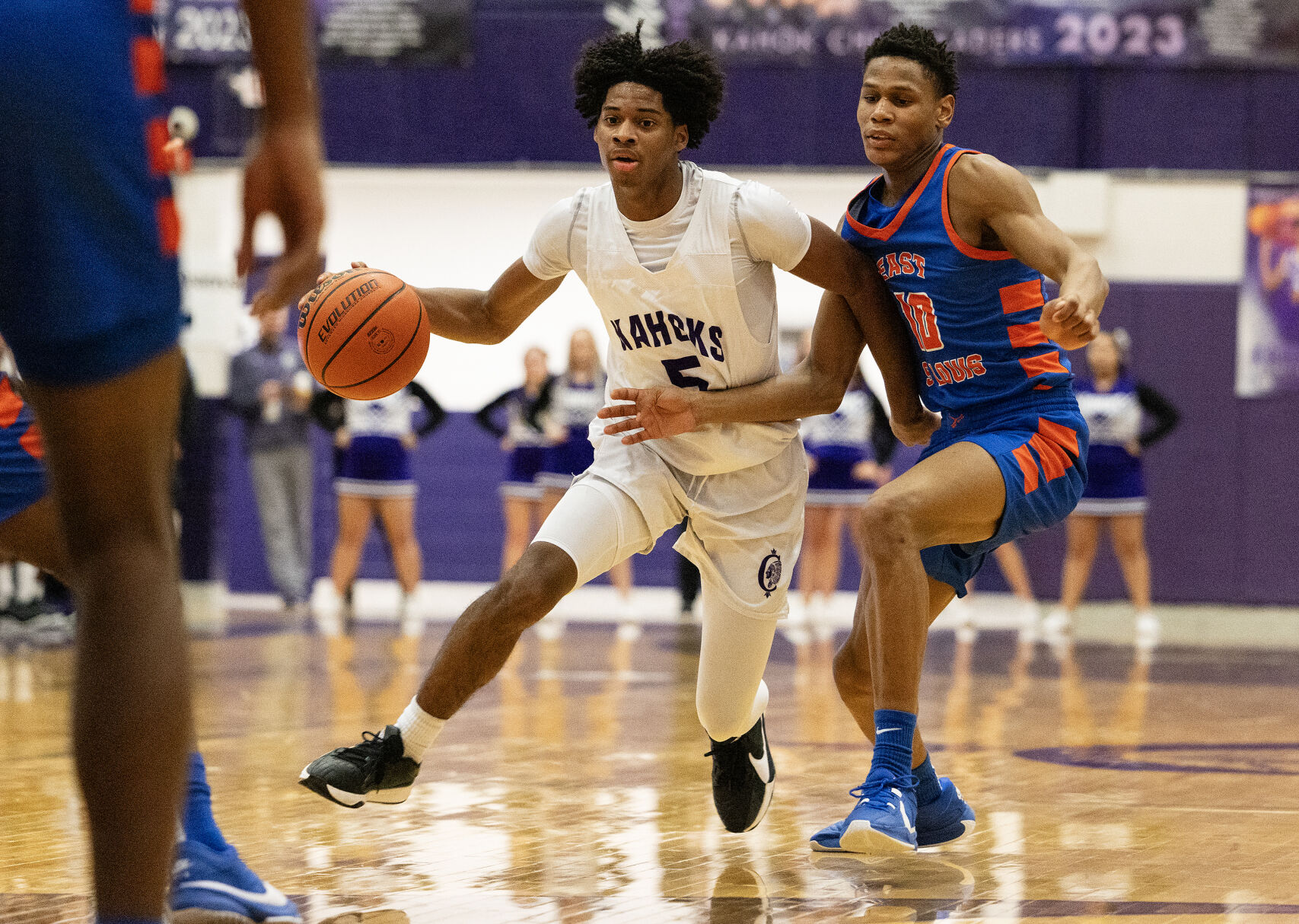 Collinsville, East St. Louis play SWC boys basketball game
