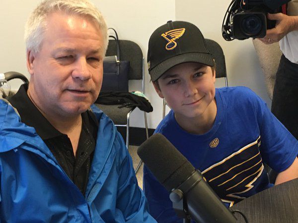 BenFred: 12-year-old stars in Blues radio booth