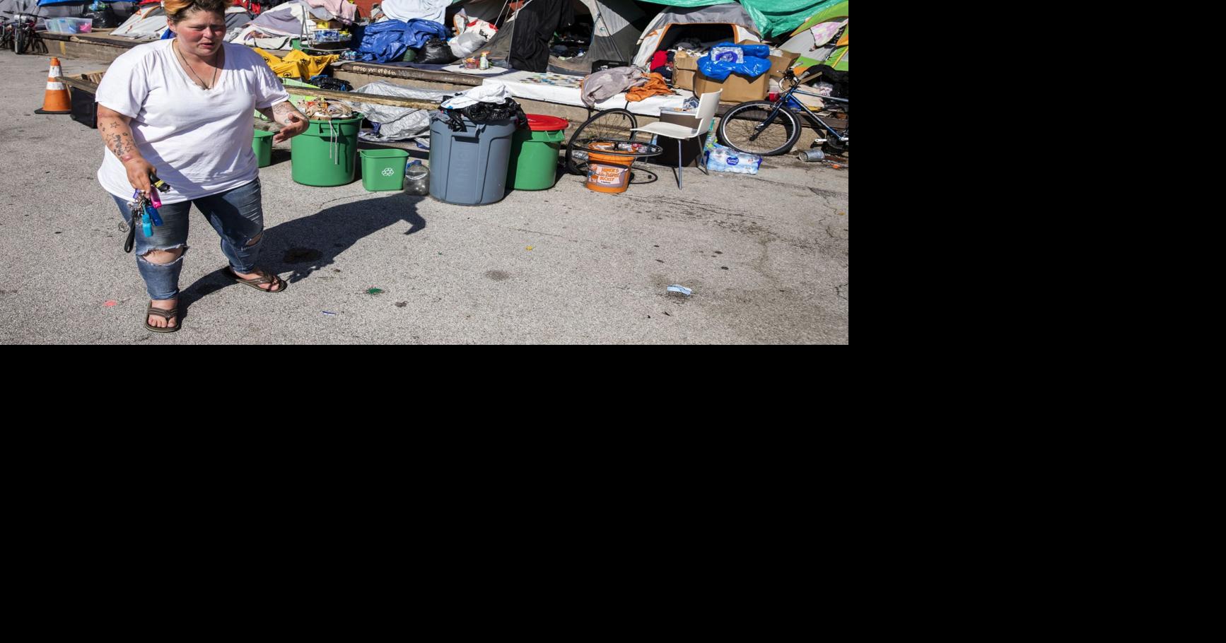 St. Louis homeless camp sets up its own security system