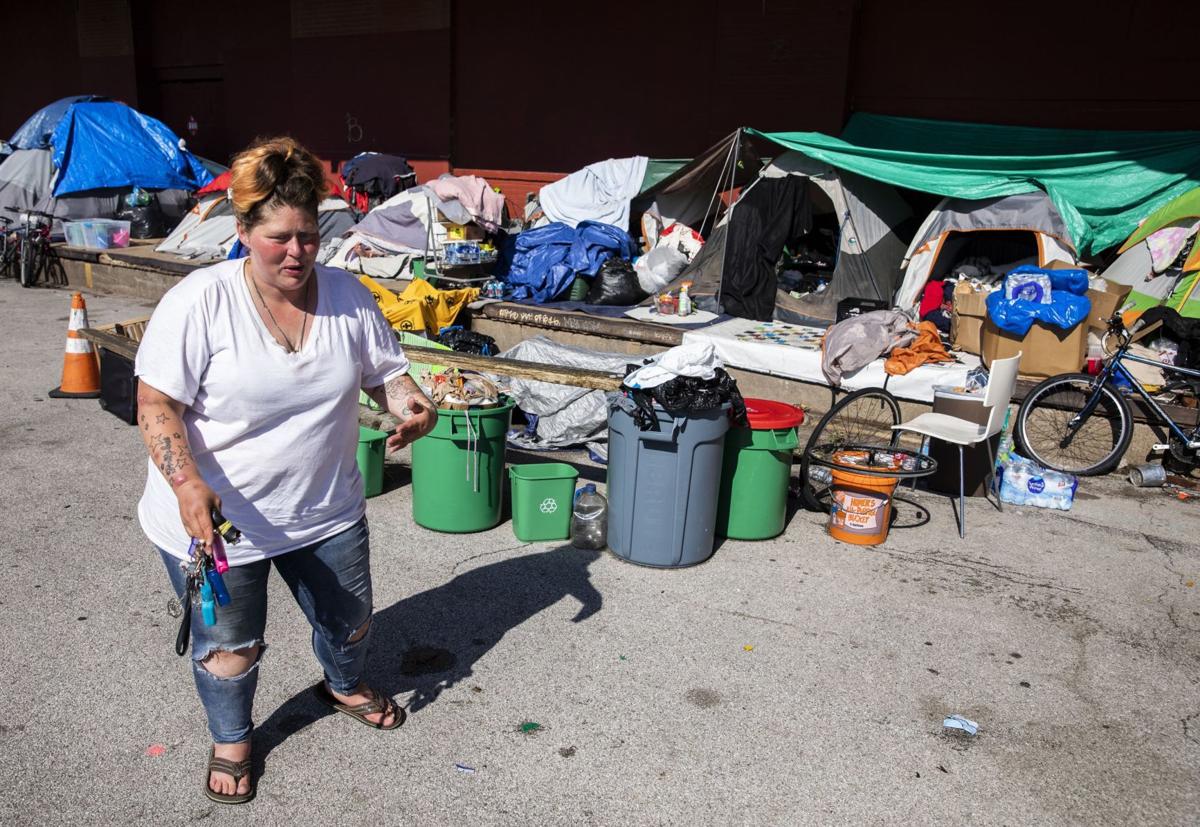 St. Louis homeless camp sets up its own security system