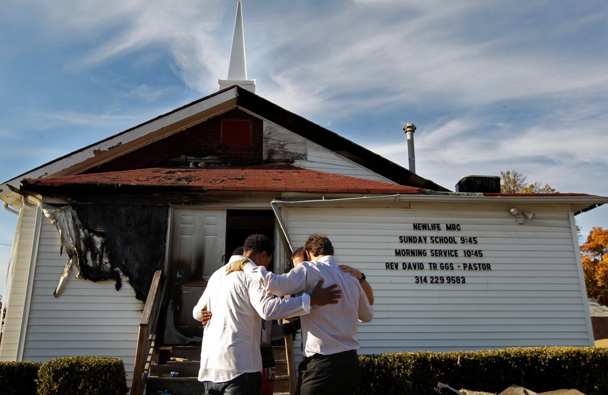 Six churches in St. Louis area damaged by arson