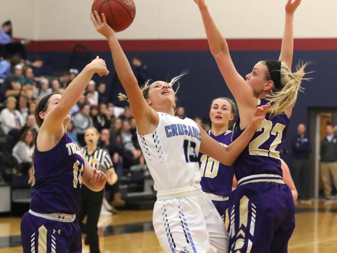 Kasubke's spark, hard-nosed defense lead St. Dominic past Troy