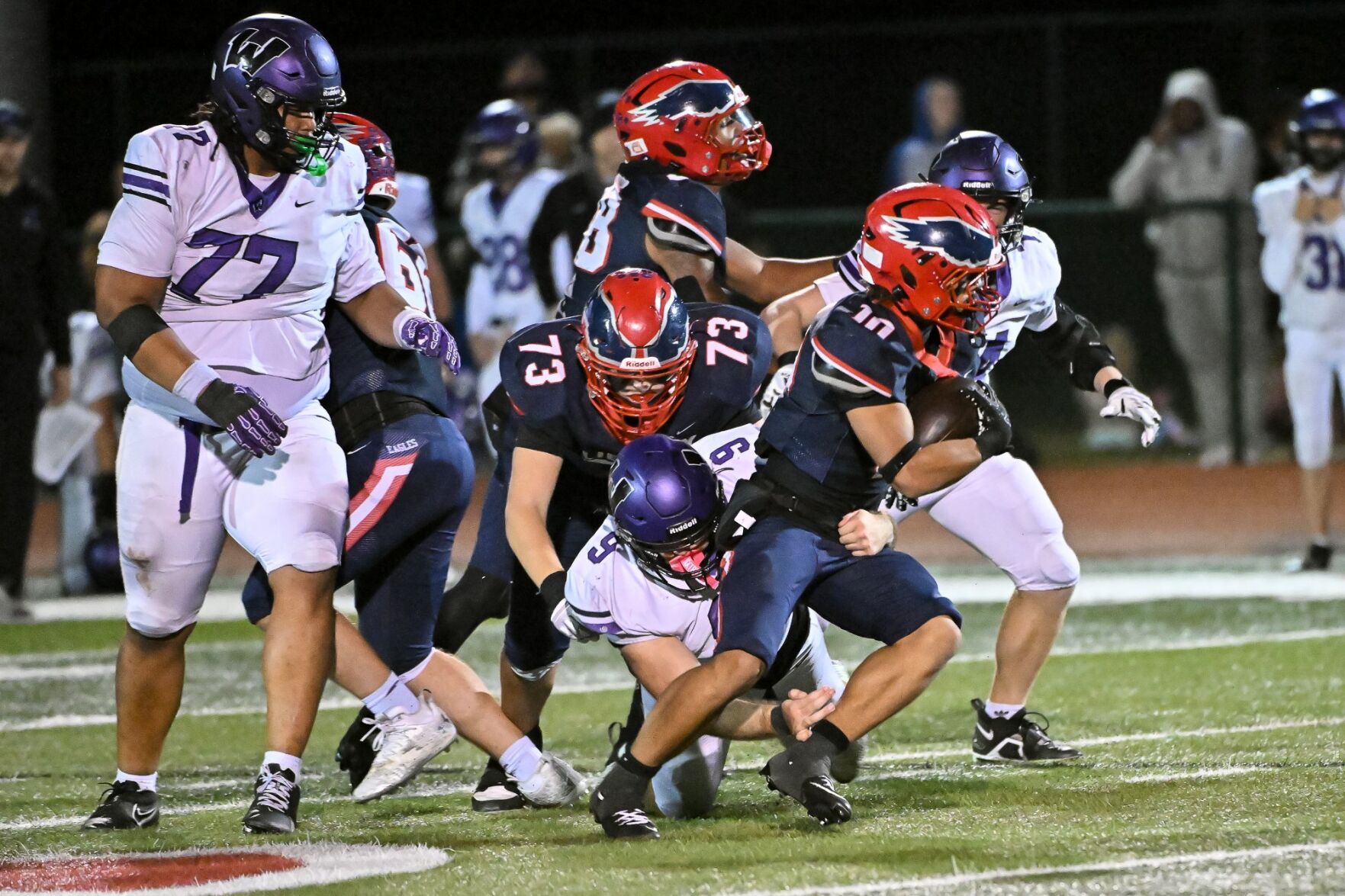 Class 6 District 4 football semifinal: Fort Zumwalt West 16, Liberty 7