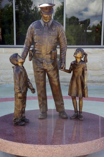 St. Peters Justice Center features new bronze statue of police officer