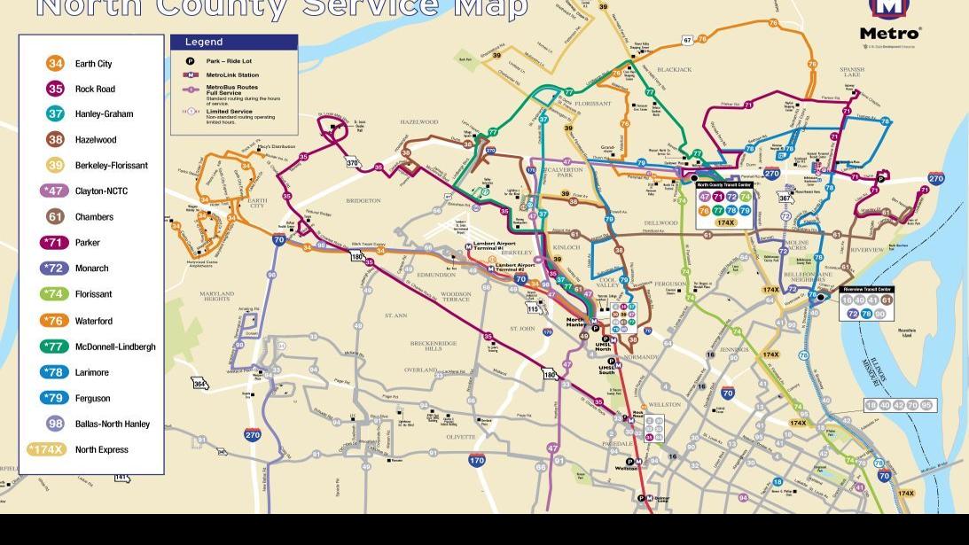 Changes coming to 48 Metro bus routes next month | Illinois | stltoday.com