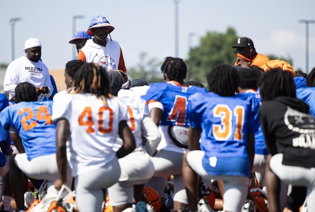 East St. Louis football practice