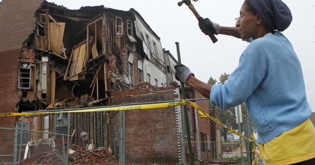 Building collapse is a setback for historic Tillie's Corner