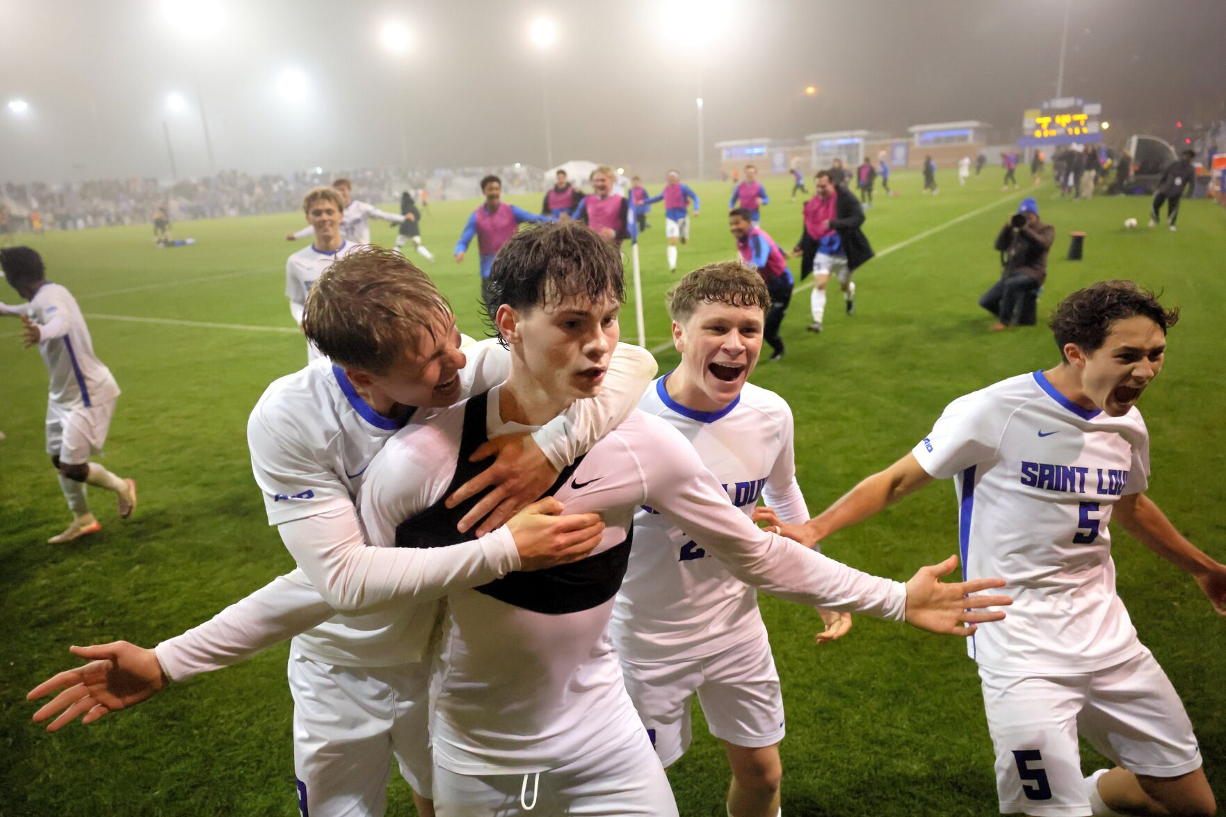 Photos: Golden goal in overtime advances SLU in first round of NCAA men ...