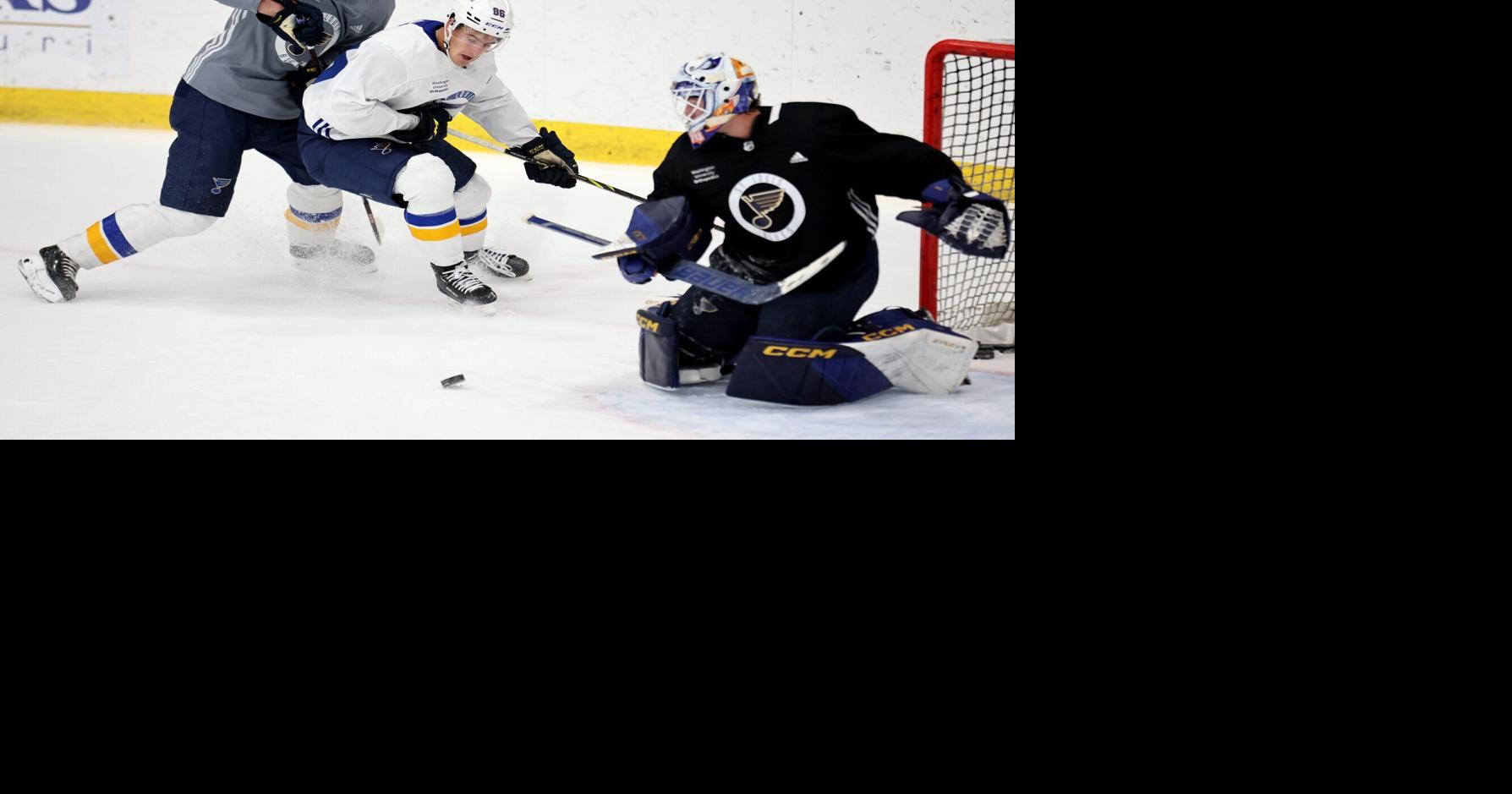 With Nick Leddy and Philip Broberg out, Blues recall Leo Loof from AHL ...