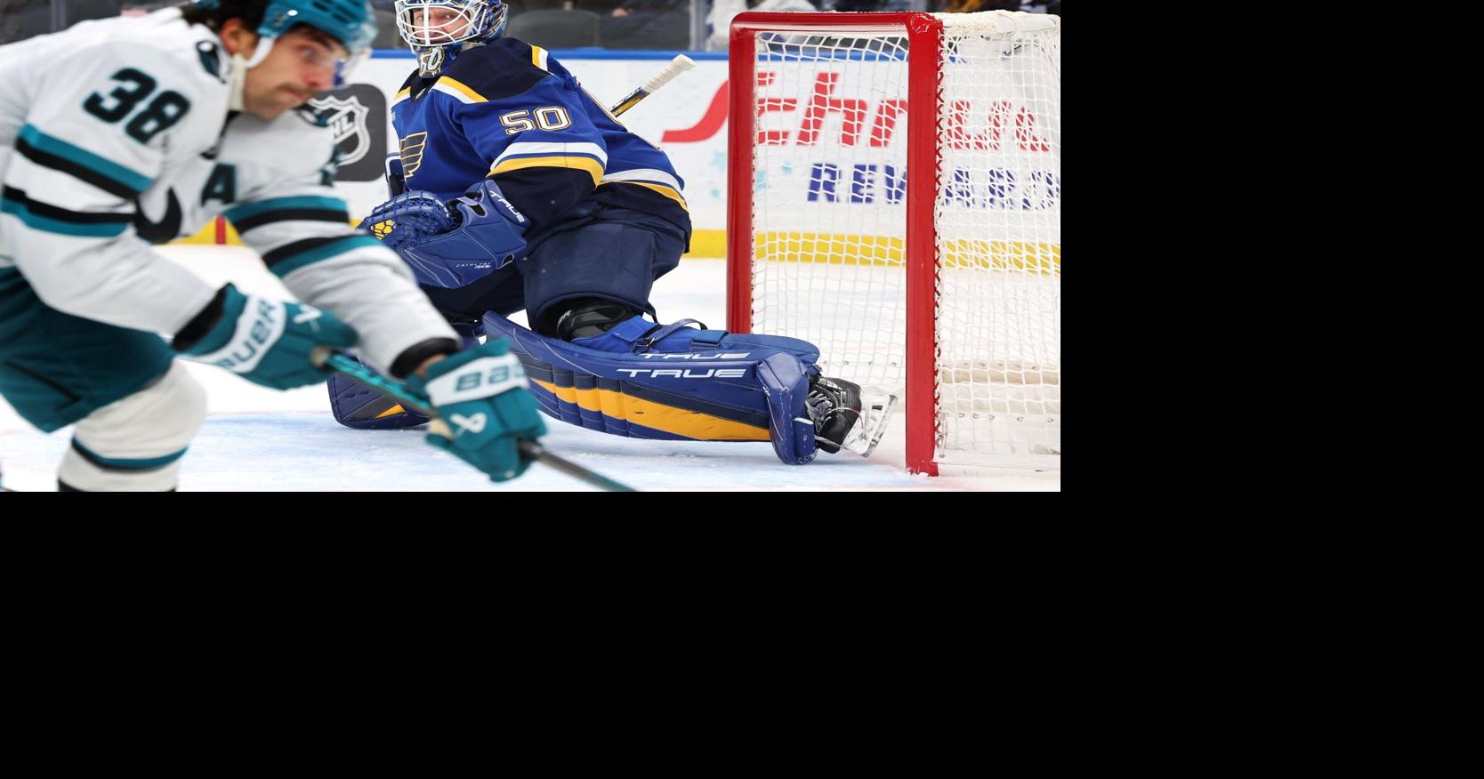 Jordan Binnington 'proud' to tie for Blues wins record