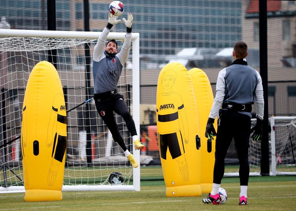 Photos: St. Louis City SC goalkeeper Roman Burki and forward João ...