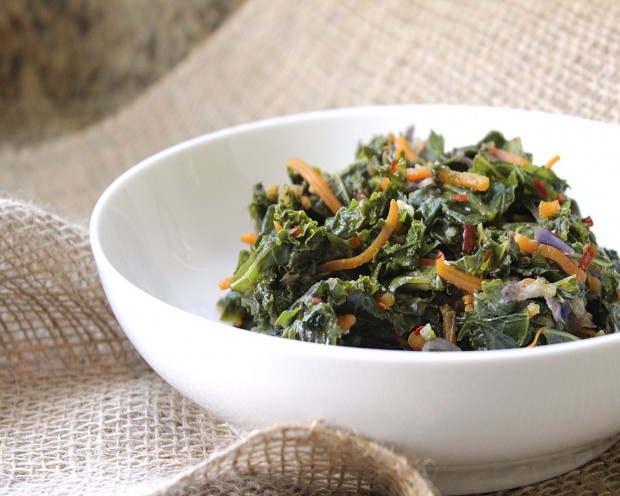Braised Kale Salad