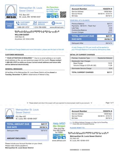 MSD ditching postcards for paper bills