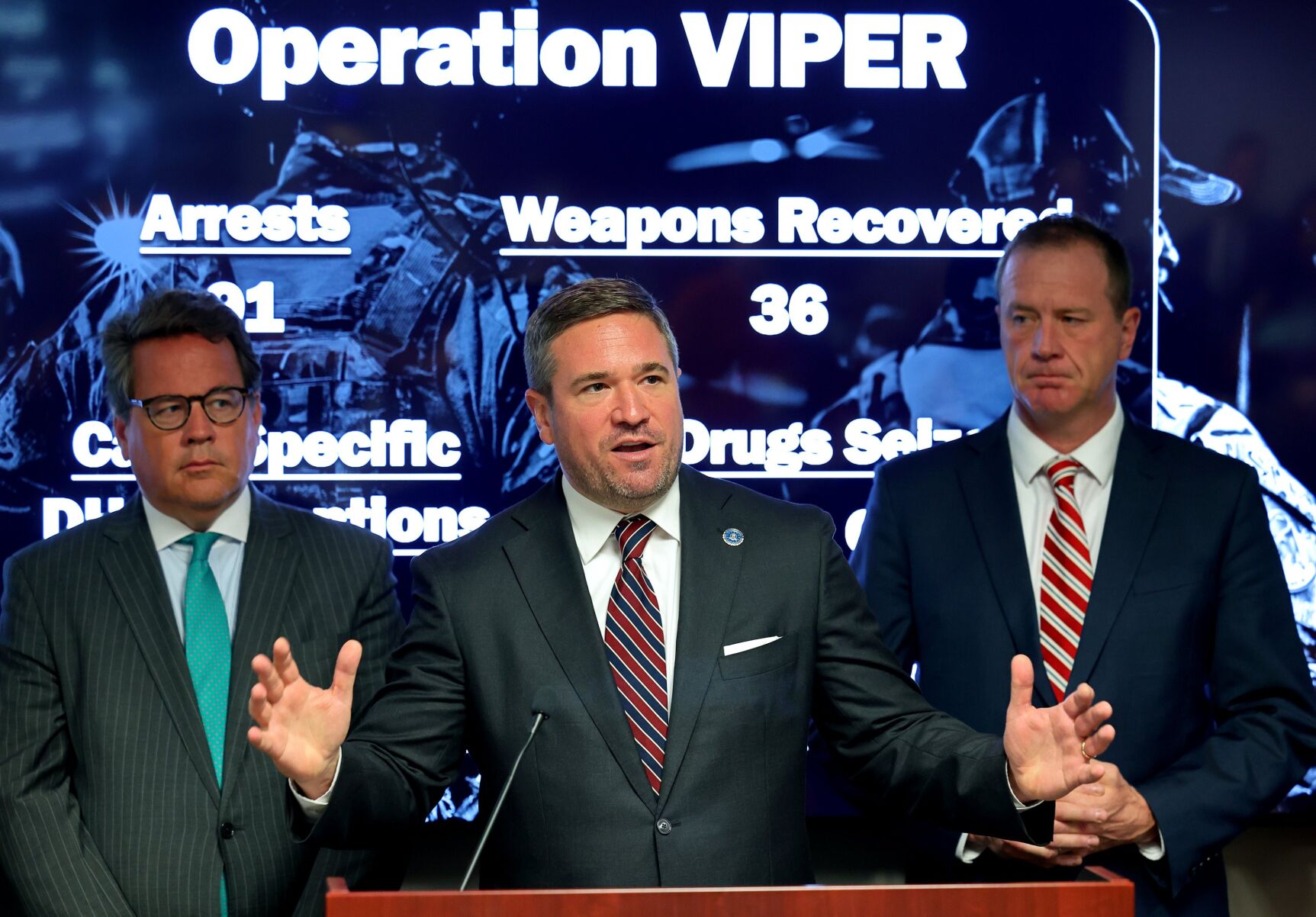 Operation VIPER press conference