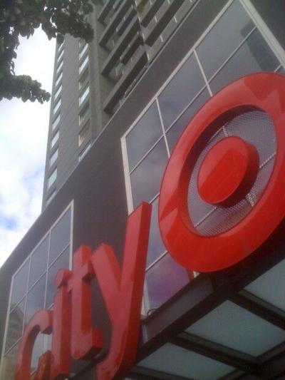 City Target part of busy downtown Seattle