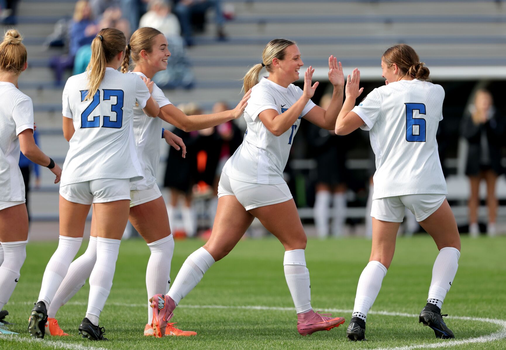 SLU women advance to A-10 soccer tournament semifinals