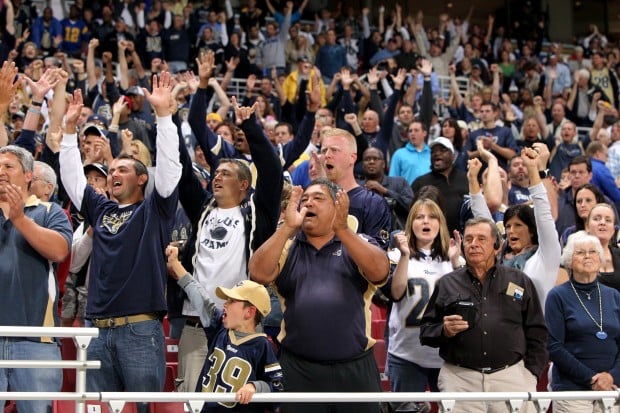 Rams expect a loud crowd — of Chiefs fans