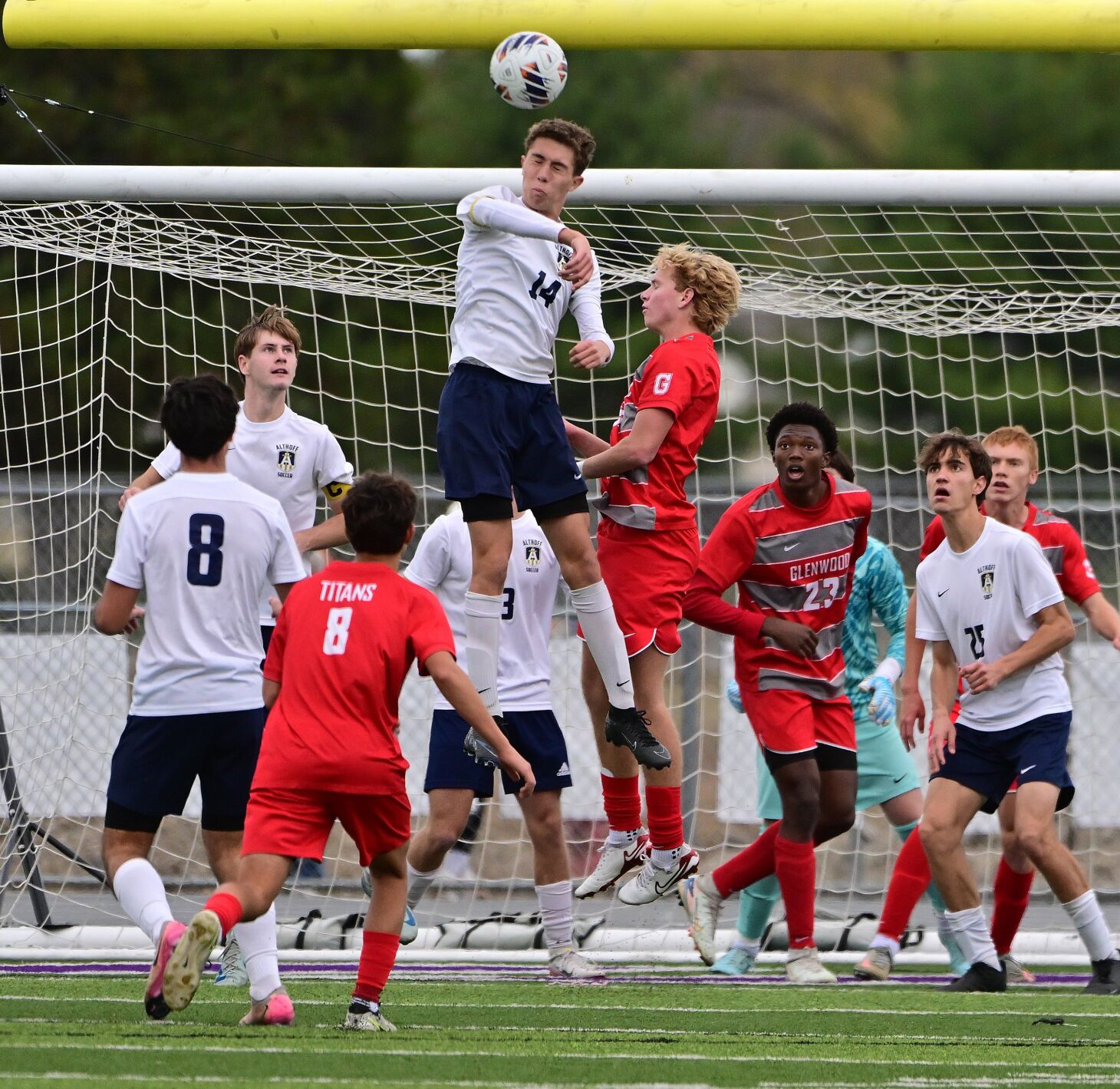 Micah Pitre's hat trick lifts Althoff over Chatham Glenwood in Class 2A ...